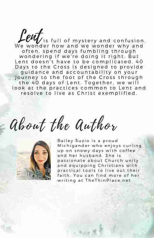 40 Days to the Cross: A Lenten Workbook - The Thin Place